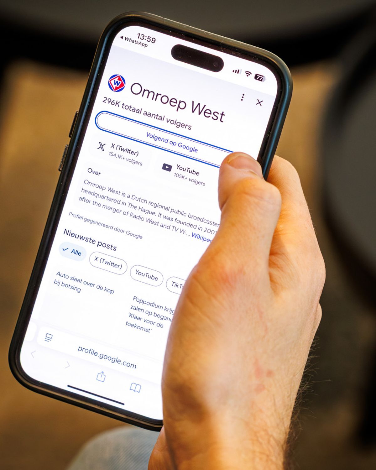 Met nieuwe functie bij Google mis je niets van het nieuws van Omroep ...