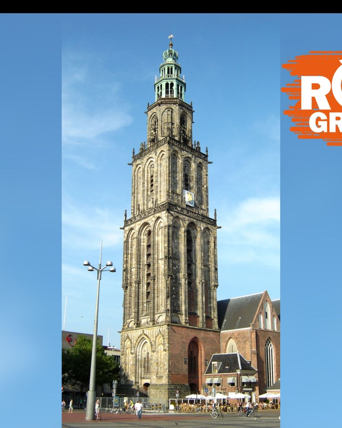 Rondje Groningen: Martinitoren tussen buikhaar - RTV Noord
