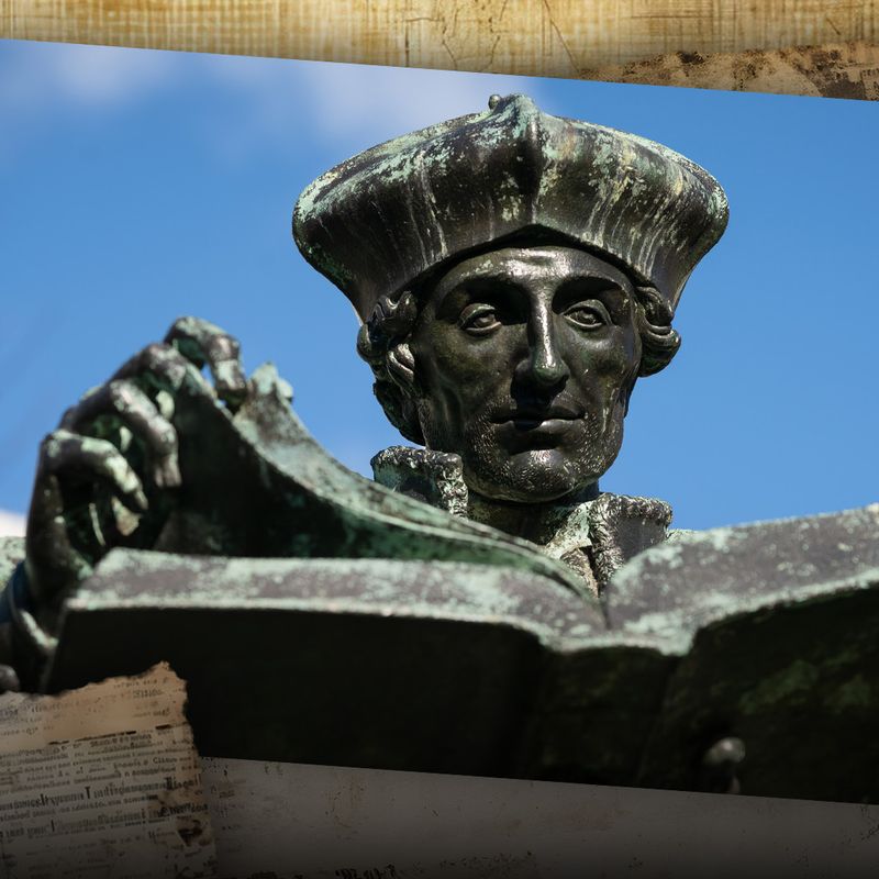 Dit 400 jaar oude standbeeld overleefde de oorlog onder de grond - Rijnmond