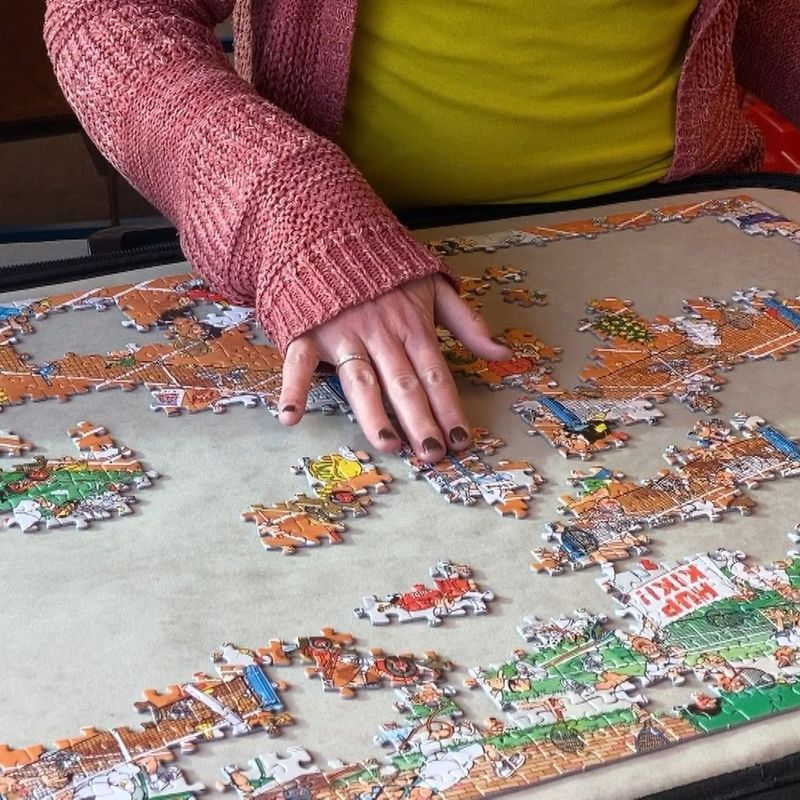 Sandra test gebruikte Sintvoorieder1 puzzels voordat ze cadeau worden ...