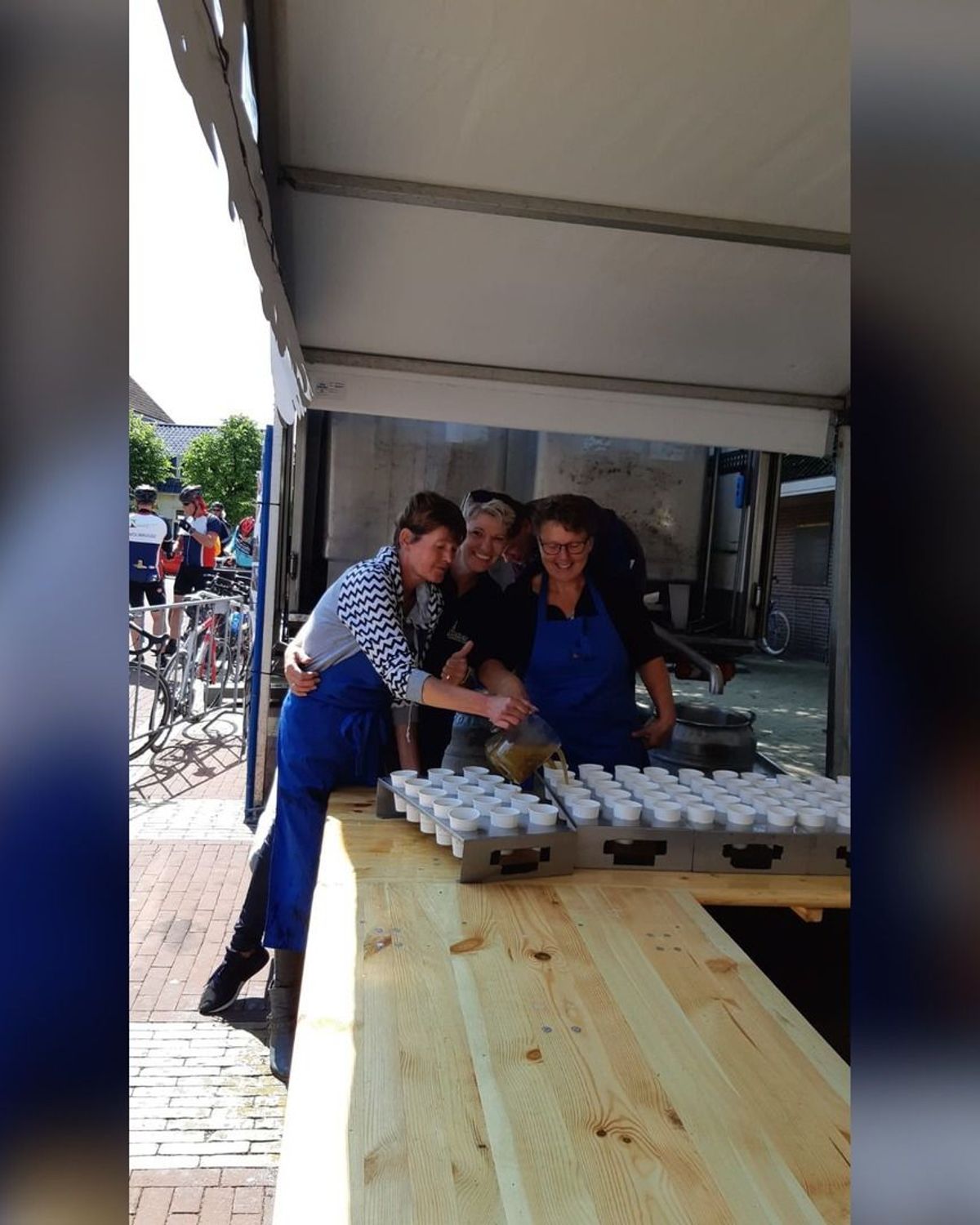 Twatûzen liter sop yn Boalsert foar de fytsers - Omrop Fryslân