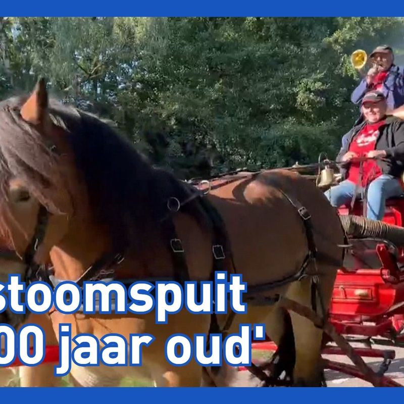 Een stoomspuit van meer dan 100 jaar oud - RTV Noord