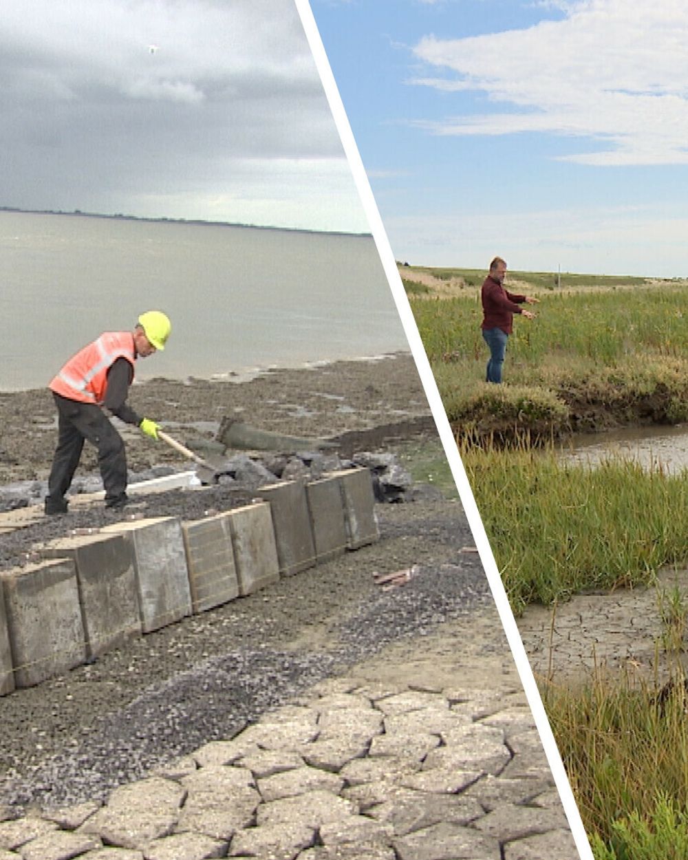De zeespiegel stijgt: het wordt kiezen tussen deze twee soorten dijken ...