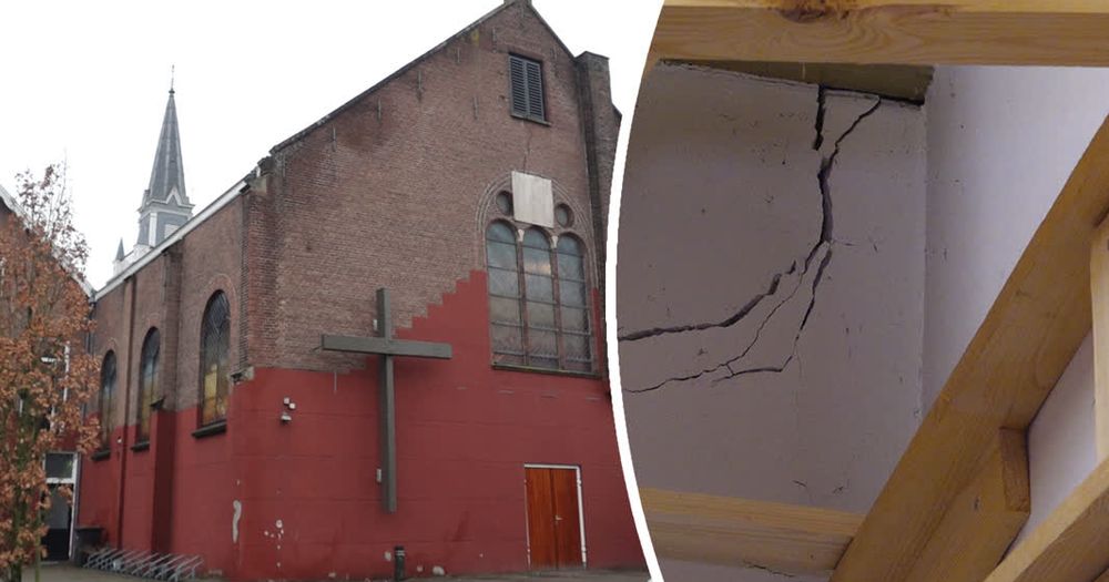 Fundering van oude kerk blijkt verrot, grote scheuren in het gebouw ...