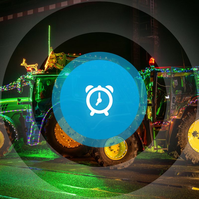 Goedemorgen! Verlichte trekkertocht, regenmeterstanden en het weerbericht - Omroep Zeeland