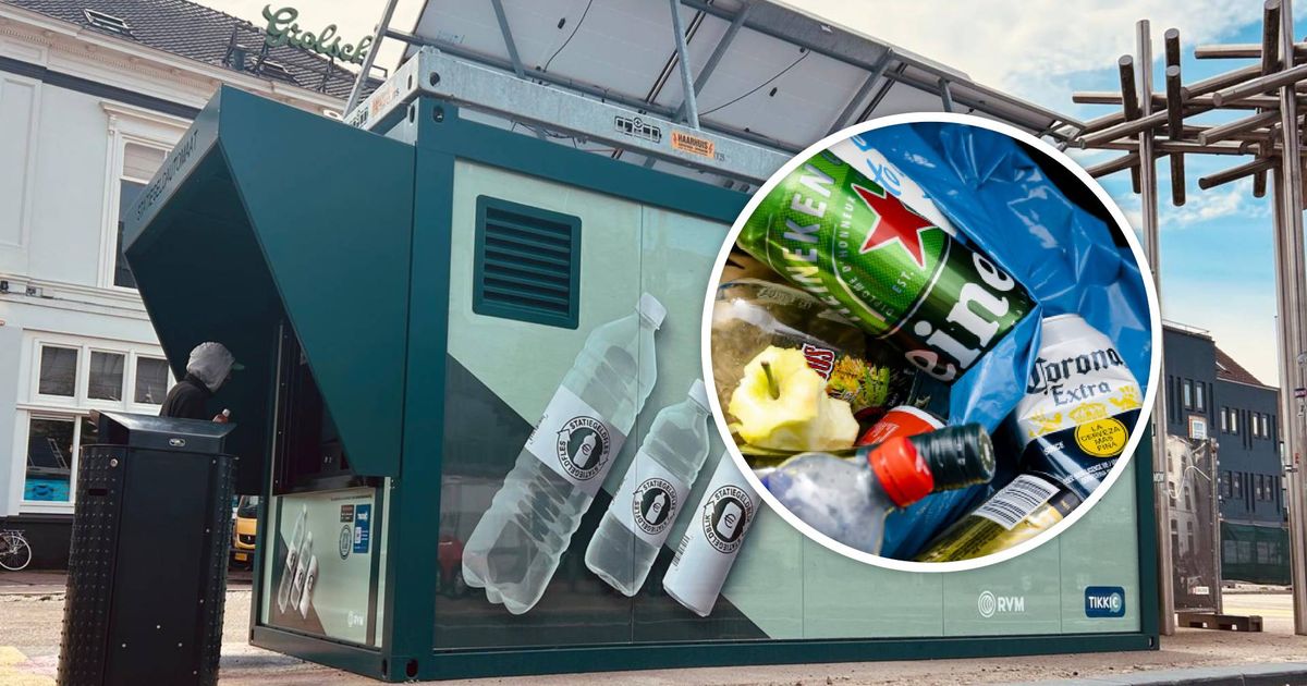 Statiegeld inleveren kan in Enschede nu op drie openbare plekken: 'Goed ...