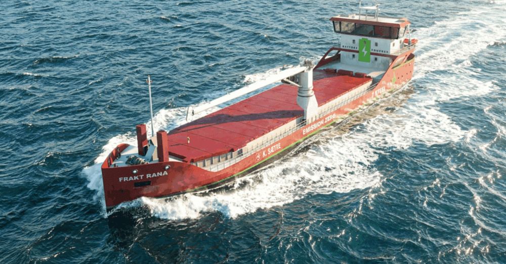 Groningse werf Royal Bodewes bouwt baanbrekend elektrisch vrachtschip ...