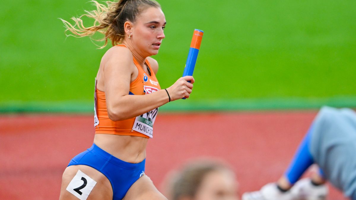Sprintvrouwen 4x100 met Minke Bisschops naar finale WK estafette - L1 ...