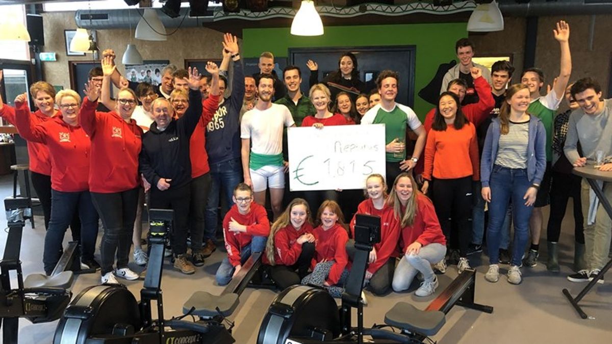 Wageningse studenten roeien 1800 euro bij elkaar voor gedupeerde ...