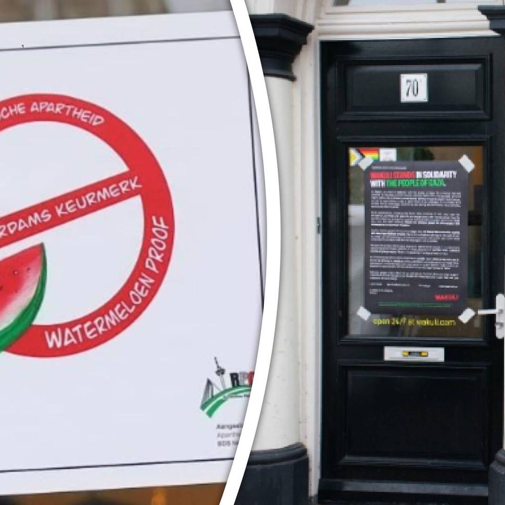 Dit is waarom Rotterdamse winkels een sticker met een watermeloen op de ...