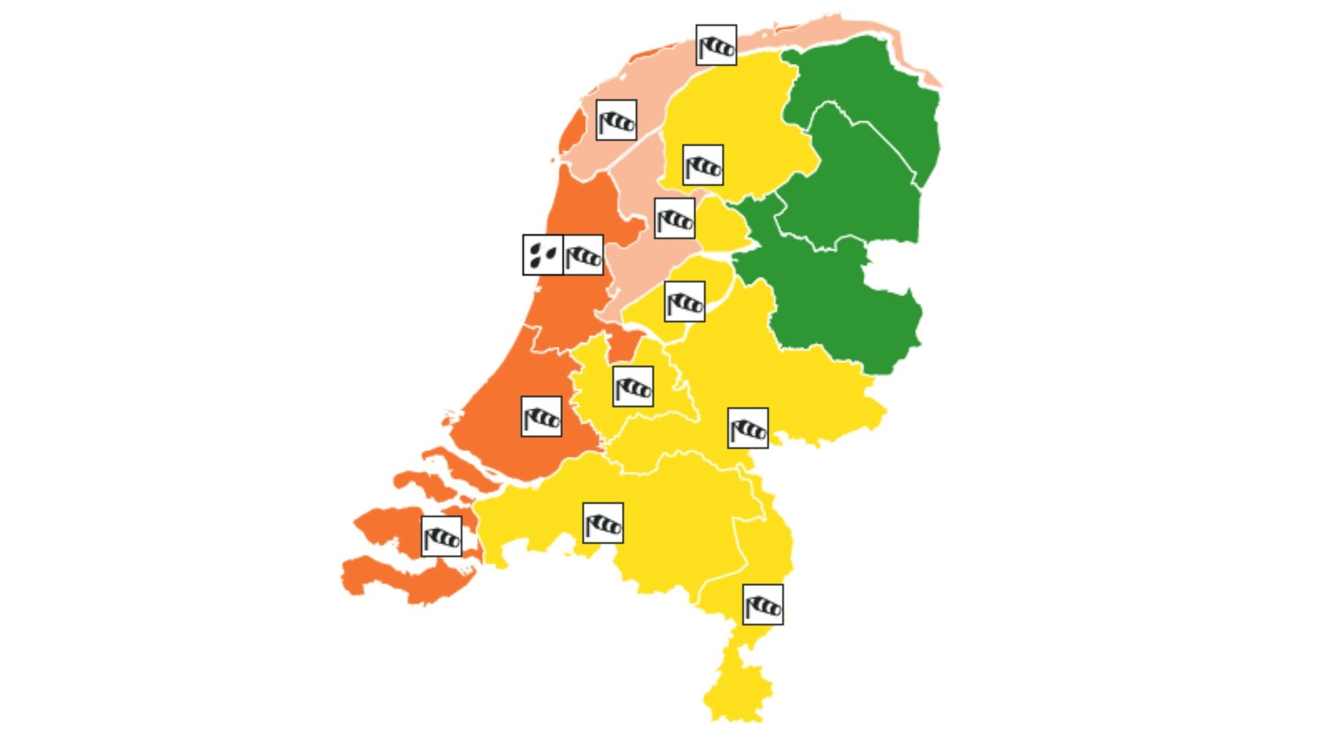 "Onstuimige dag" door storm Ciarán: code oranje op Wad en IJsselmeer ...
