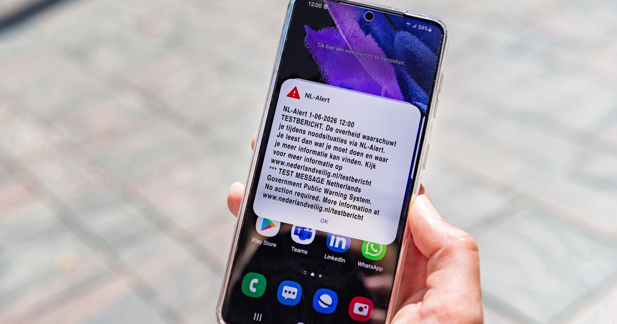 Niet schrikken: om 12:00 uur piept en trilt jouw telefoon - L1 Nieuws