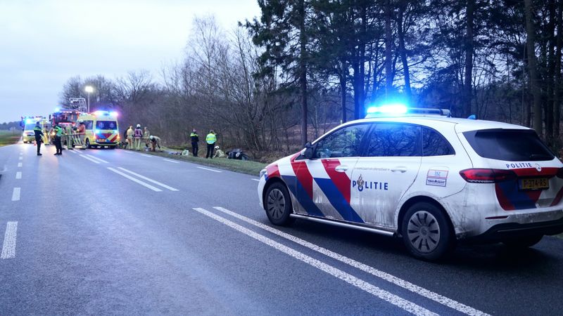 Ernstig ongeluk op N375 bij Ruinen, weg is weer open - RTV Drenthe