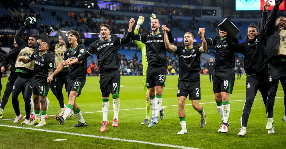 Kippenvel! Zo klonk het historische gelijkspel van Feyenoord tegen Manchester City op Radio ...