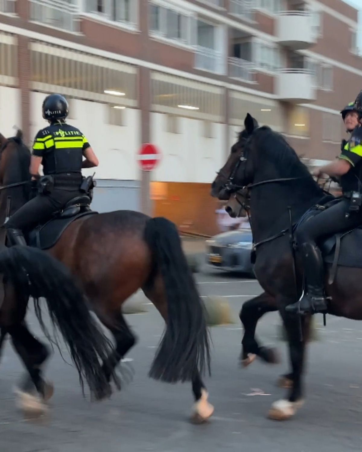 Rellen op Scheveningen, politie bekogeld met glas en stenen - Omroep West