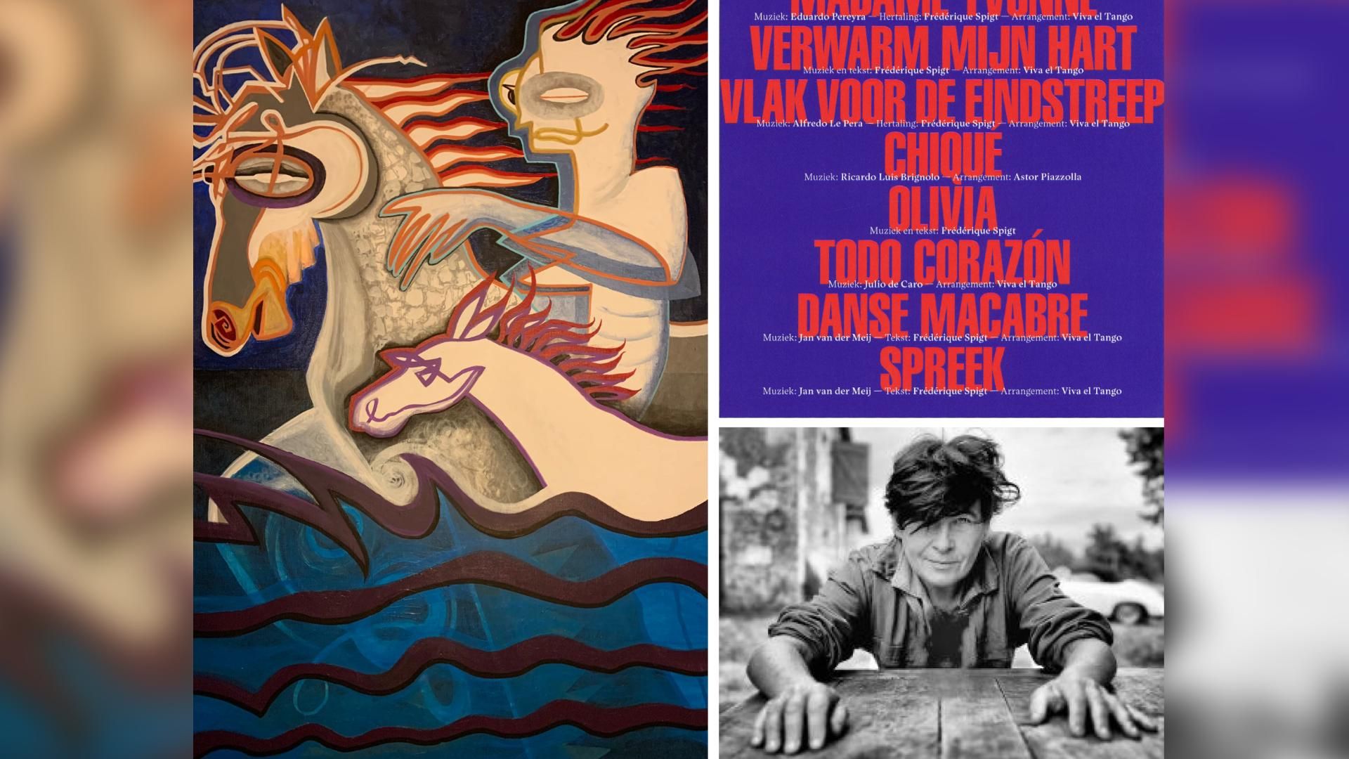 Frédérique Spigt (65) houdt zich staande met Elvis, de tango ...