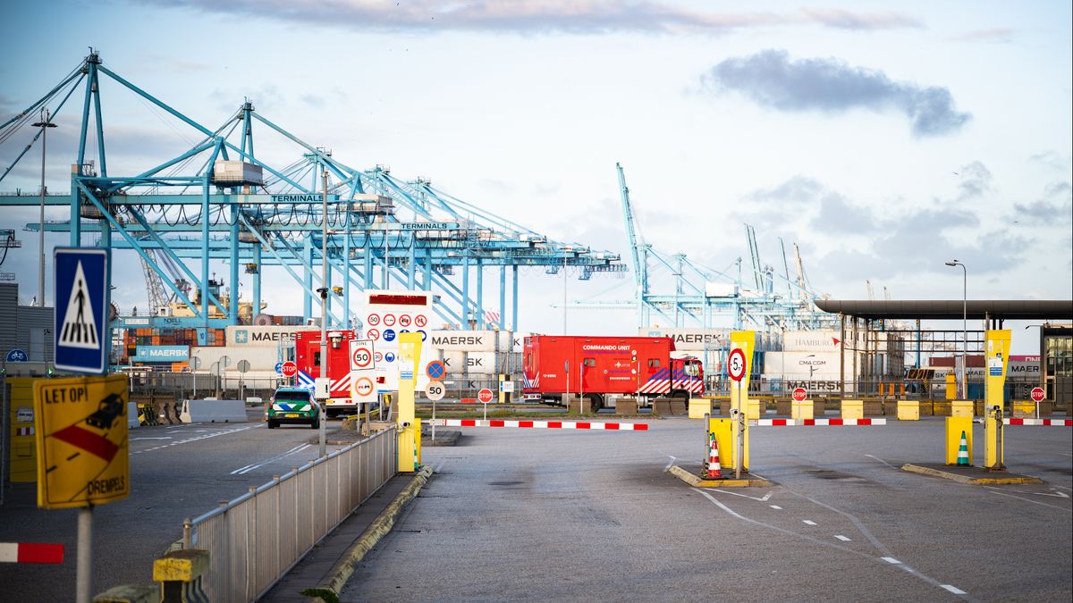 Lekkage giftige stof in de Rotterdamse haven - Rijnmond