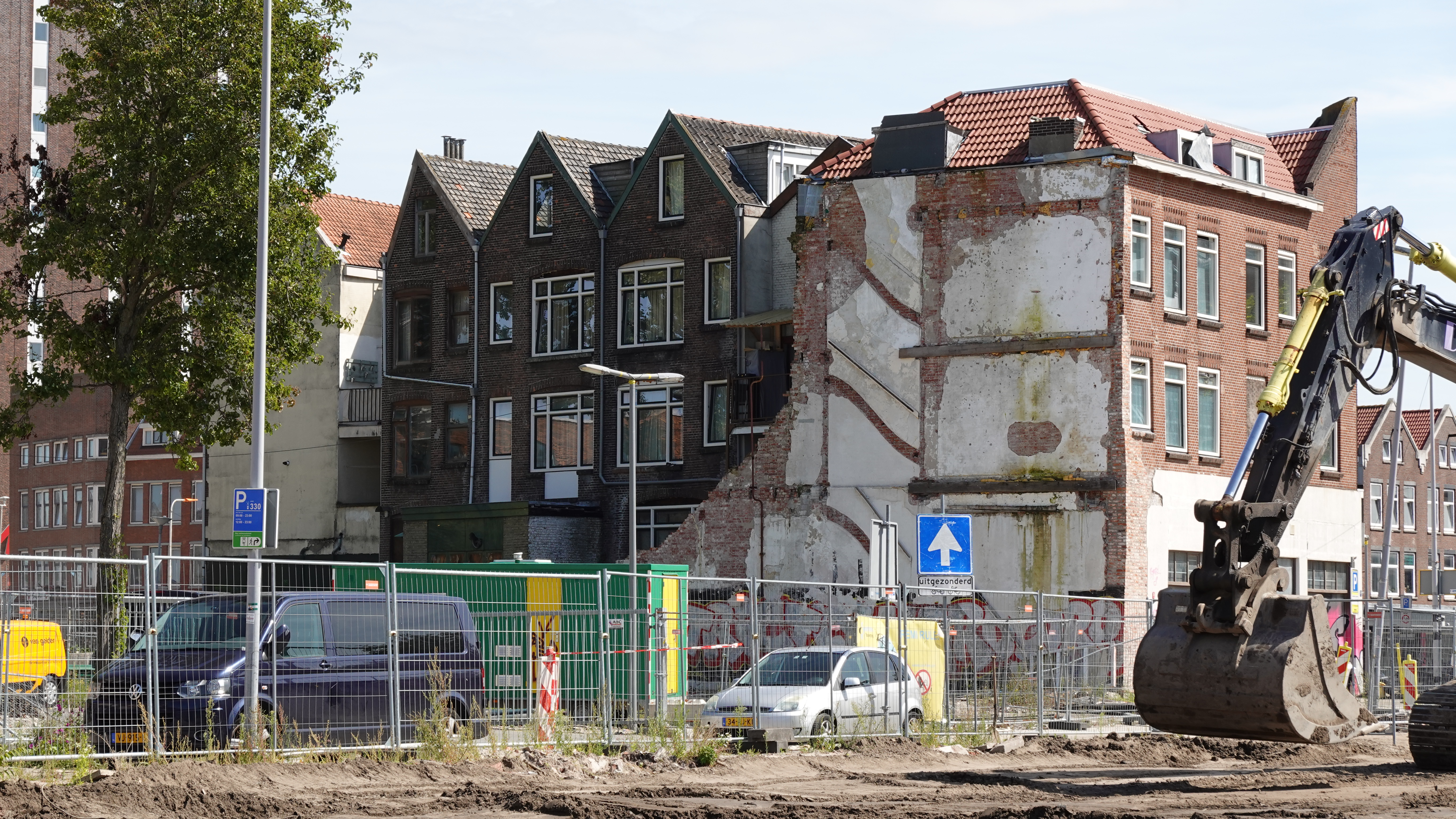 Tweebosbuurt vrijwel gesloopt, Rotterdam besluit laatste huizenblok ...