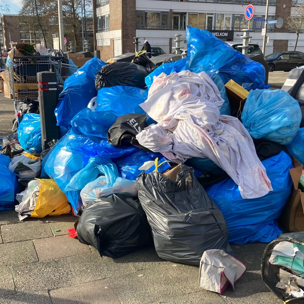 Zooitje rondom ondergrondse containers in Amersfoort door ...