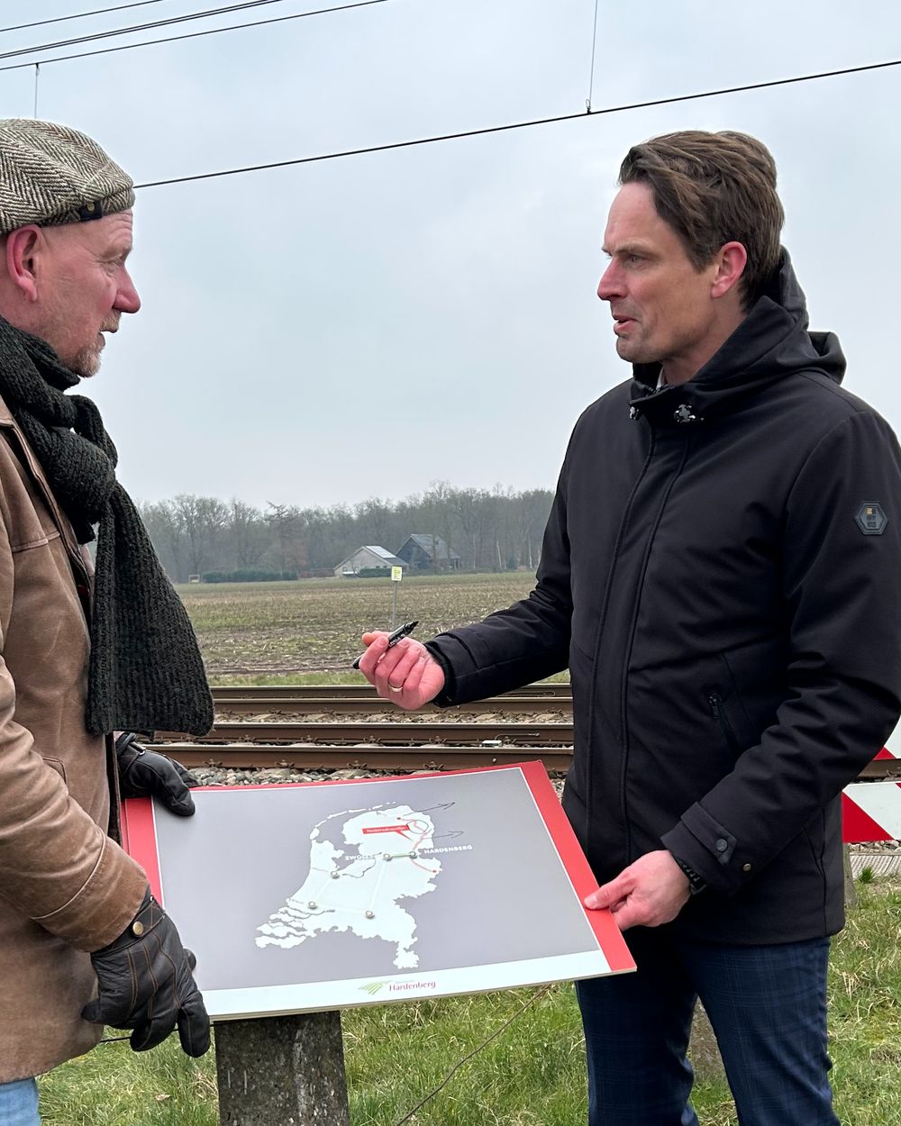 Derk en Alwin te Rietstap zien bestuurlijke inzet beloond: "Eindelijk komt de Nedersaksenlijn er ...