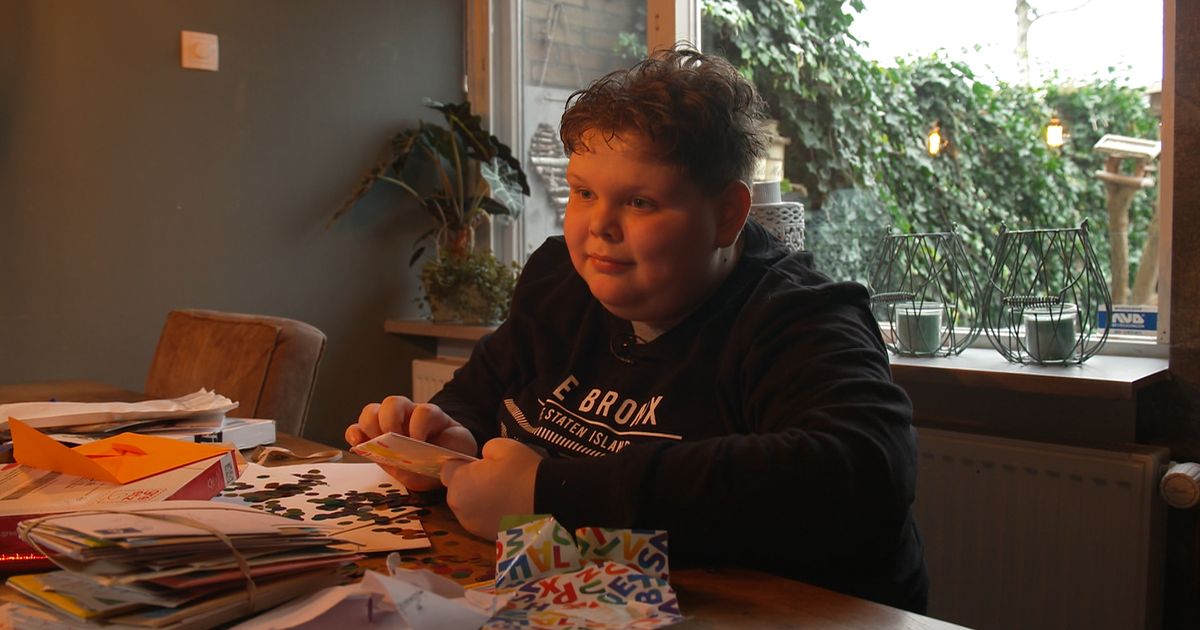 Oproep voor jarige Tygo (11) uit Roden zorgt voor stroom aan kaarten en ...