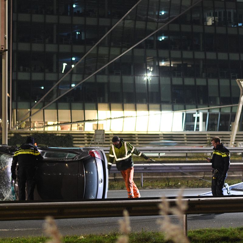 Tunnel Leidsche Rijn richting Amsterdam enige tijd dicht na ongeluk ...