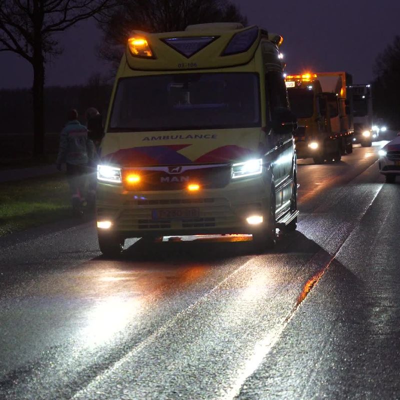 Vier auto's betrokken bij ongeluk op N34 - RTV Drenthe
