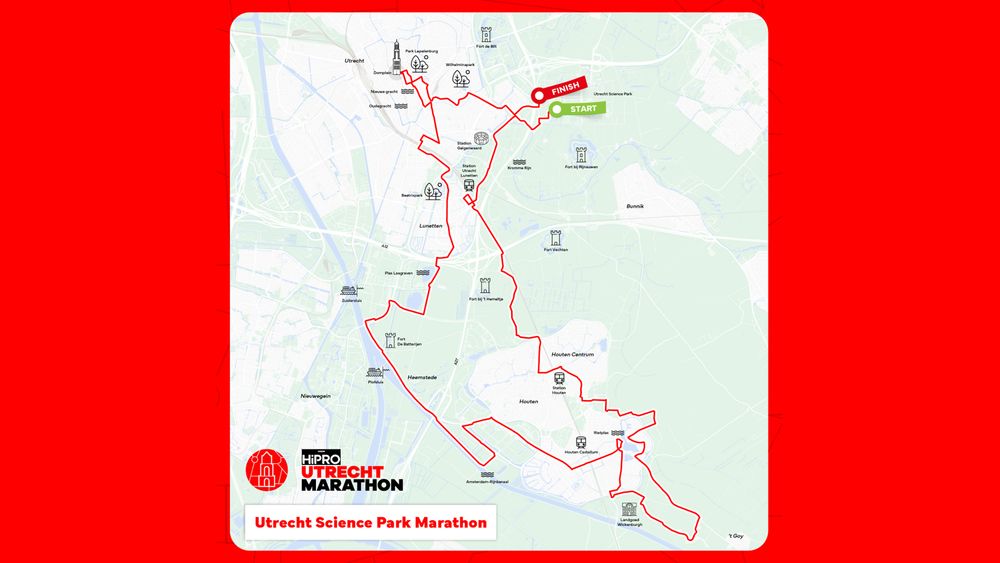 Nieuw parcours Utrechtse marathon - RTV Utrecht