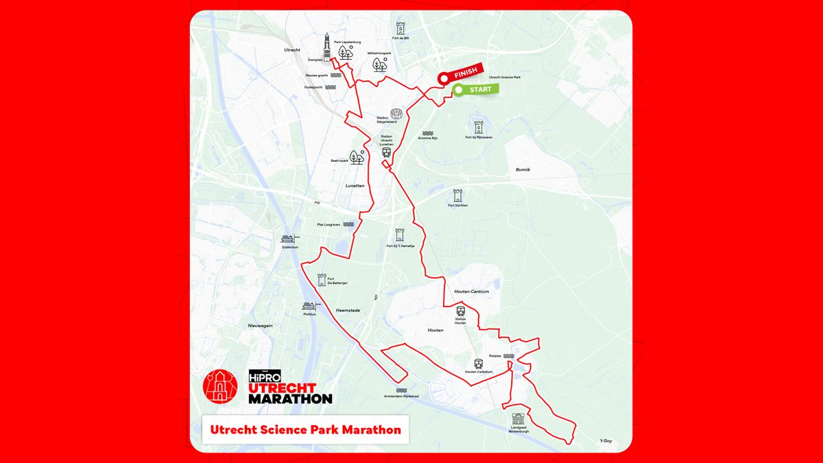 Nieuw parcours Utrechtse marathon - RTV Utrecht