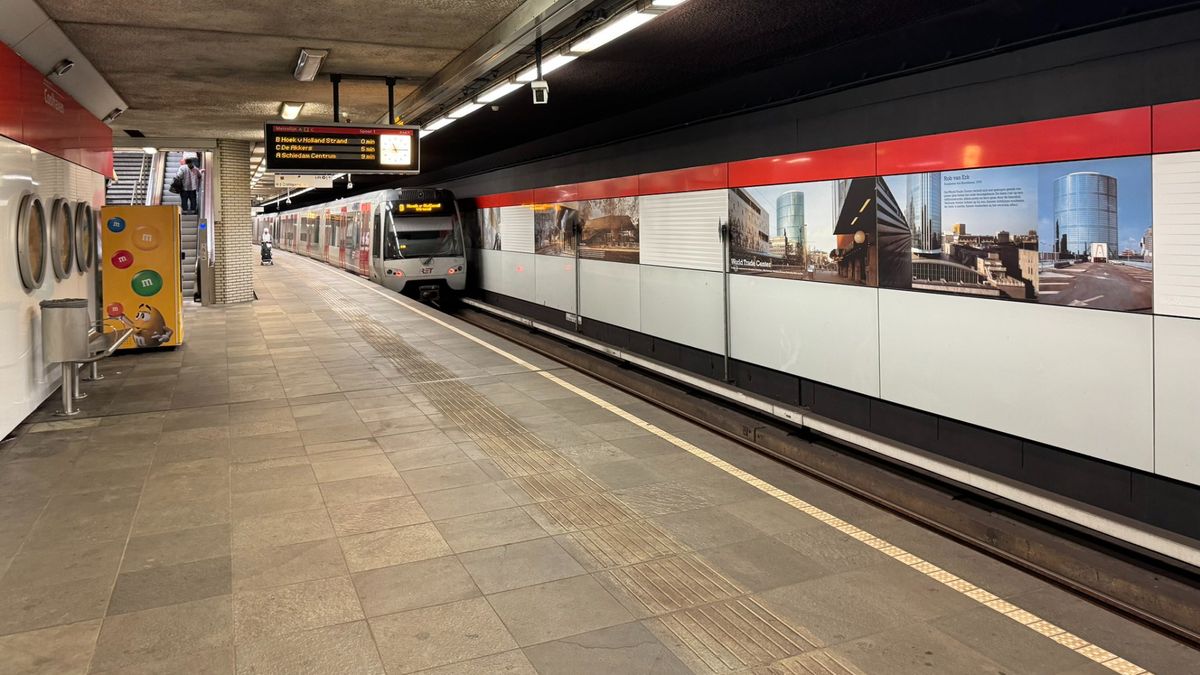 Op deze metrolijn in Rotterdam moet vanaf 2030 elke 5 minuten een metro ...