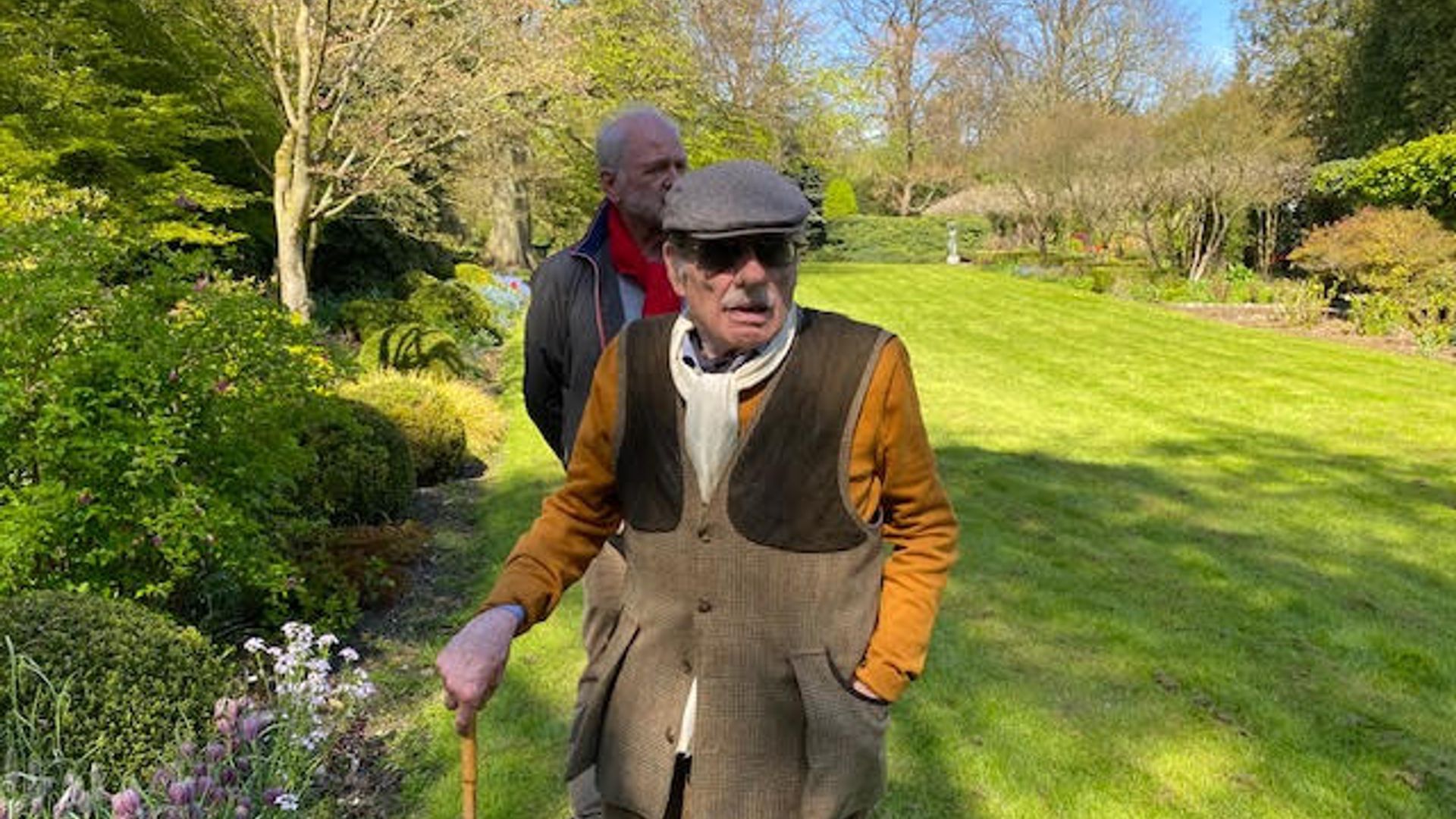 Zaterdag 8 mei is Chris Natuurlijk in de tuin bij jonkheer Rob Boddaert ...