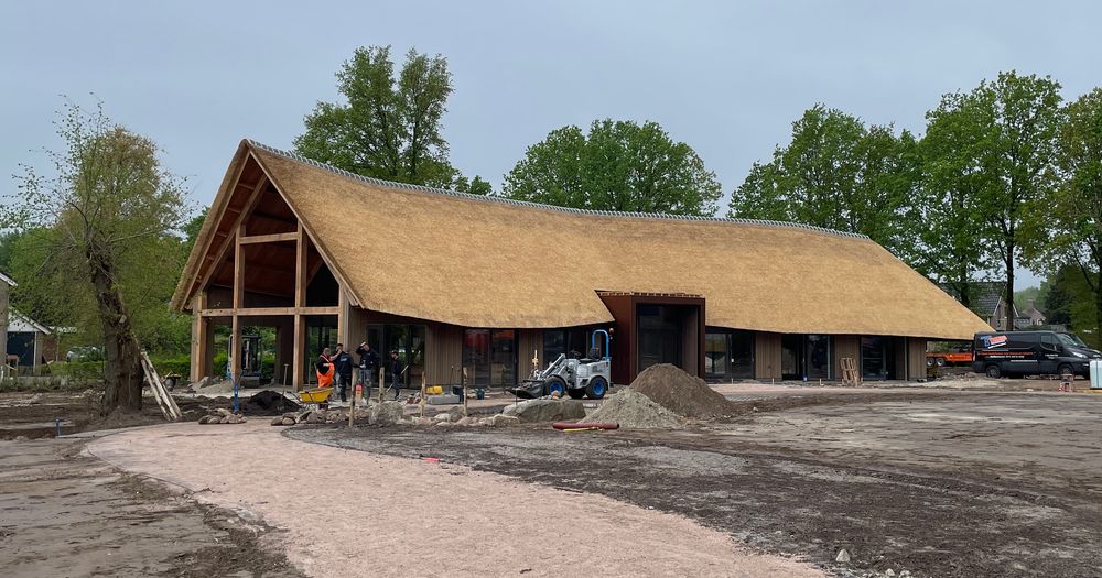 Bouw Hallenhoes zo goed als klaar: 'Het hart van Exloo is weer terug ...