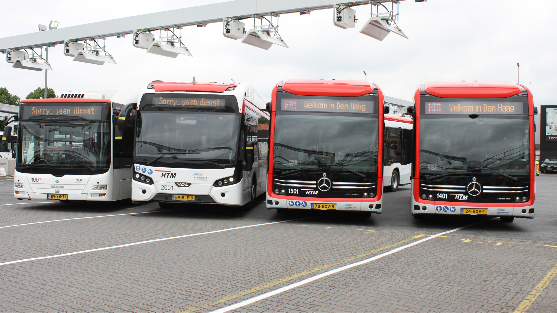 Zo zien de nieuwe elektrische bussen van HTM eruit - Omroep West