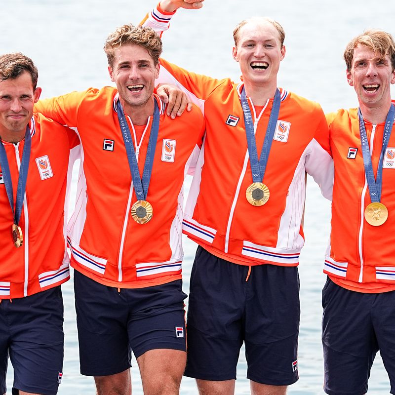 Roeier Koen Metsemakers prolongeert olympische titel met Nederlandse ...