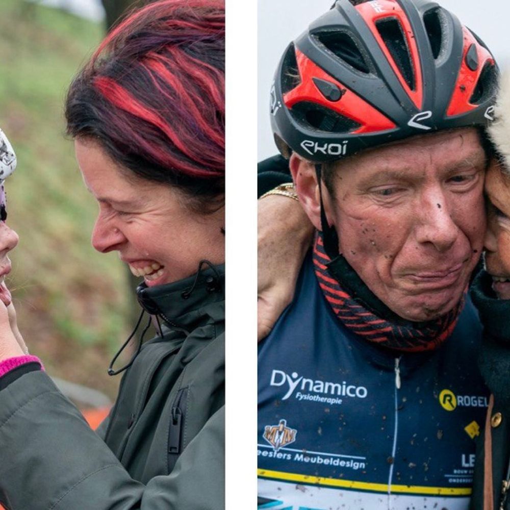 Zó werden Nynke (14) en Ron (61) vandaag Nederlands kampioen veldrijden ...