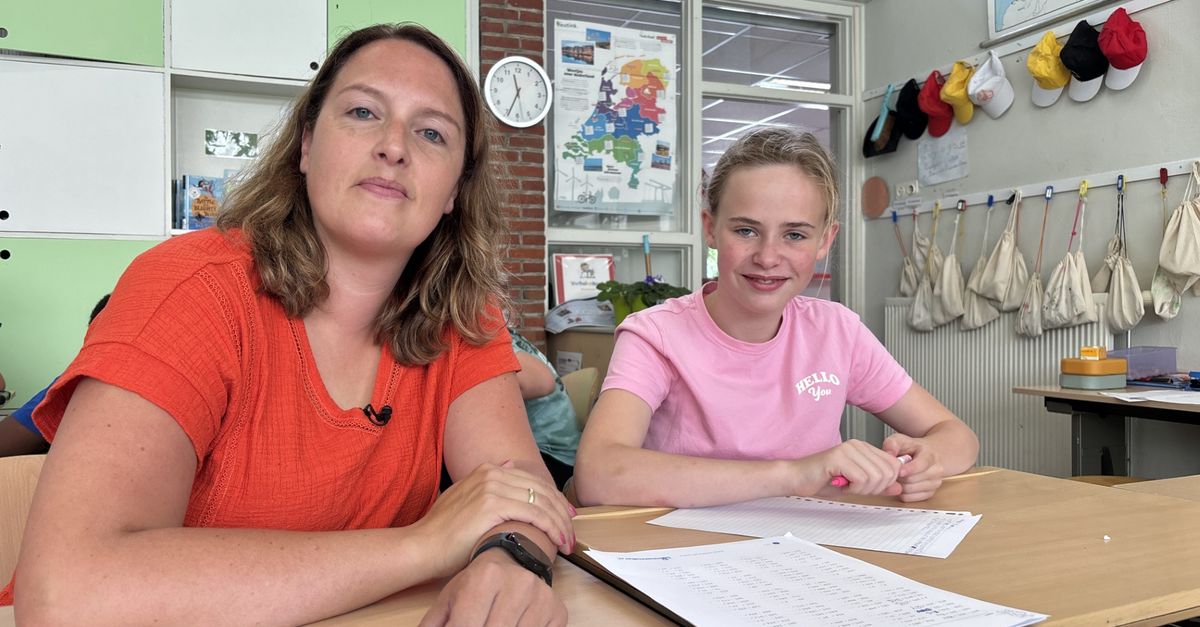 Anne-Lynn had acht jaar lang dezelfde juf: 'Bij het afscheid zijn een heleboel tranen gevallen ...