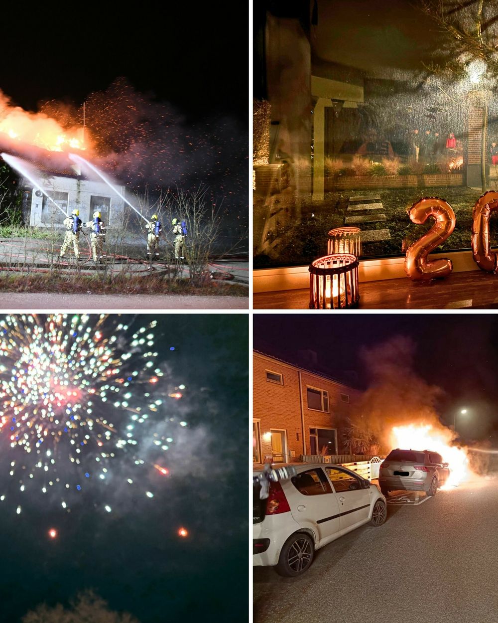 Branden, gewonden, maar ook vuurwerk en slabberjannen, dit was de ...