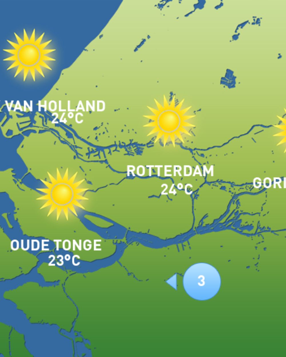 Het weer van vandaag: zonnig en warm - Rijnmond
