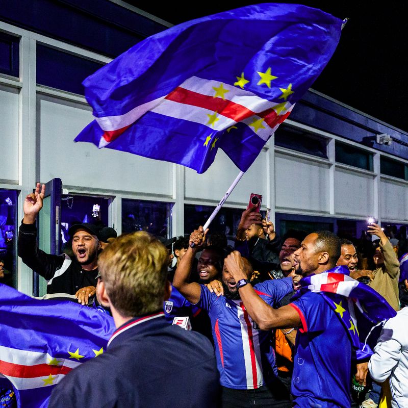 Groot feest in Rotterdam: Kaapverdië gaat voor het eerst naar WK ...