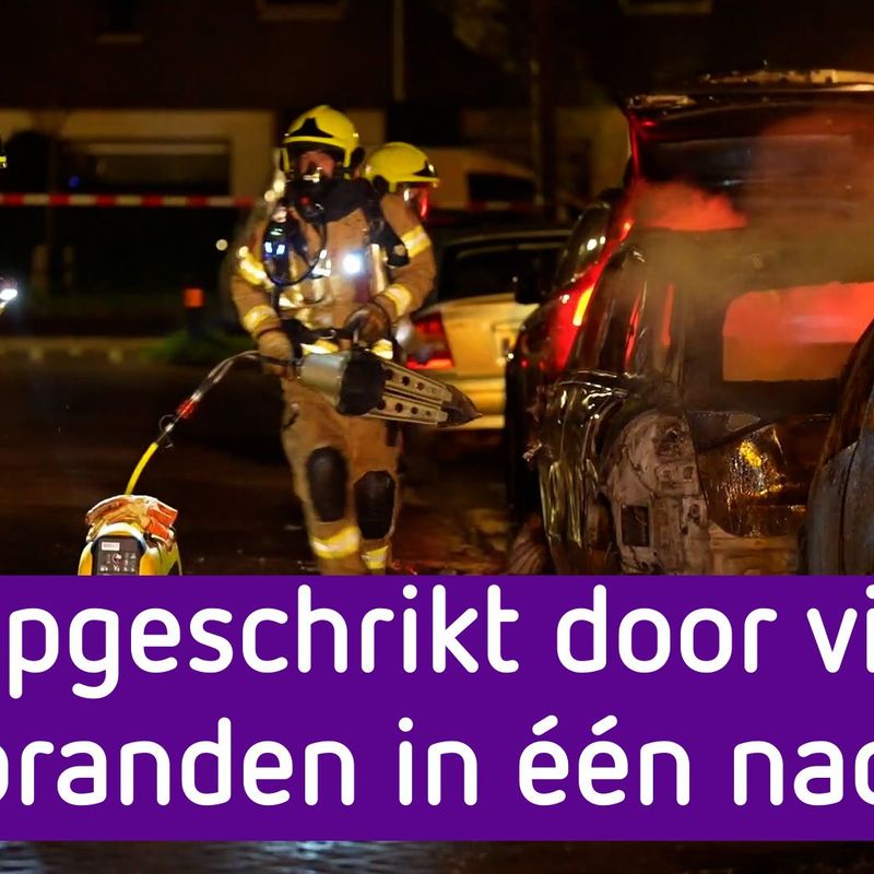 Meerdere auto's in brand, brandstichting niet uitgesloten - Omroep Gelderland