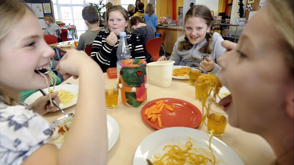 Tussen de middag warm eten op school - RTV Noord