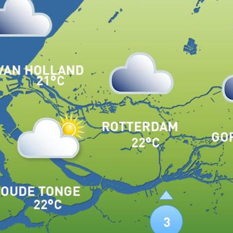 Het weer van vandaag: veel bewolking met weinig zon - Rijnmond