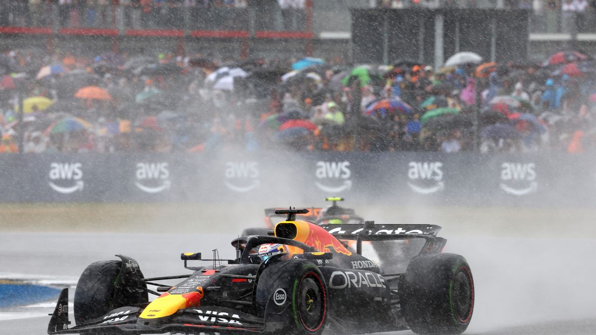 Spinnende Verstappen eindigt als vijfde in chaotische regenrace op Silverstone - L1 Nieuws