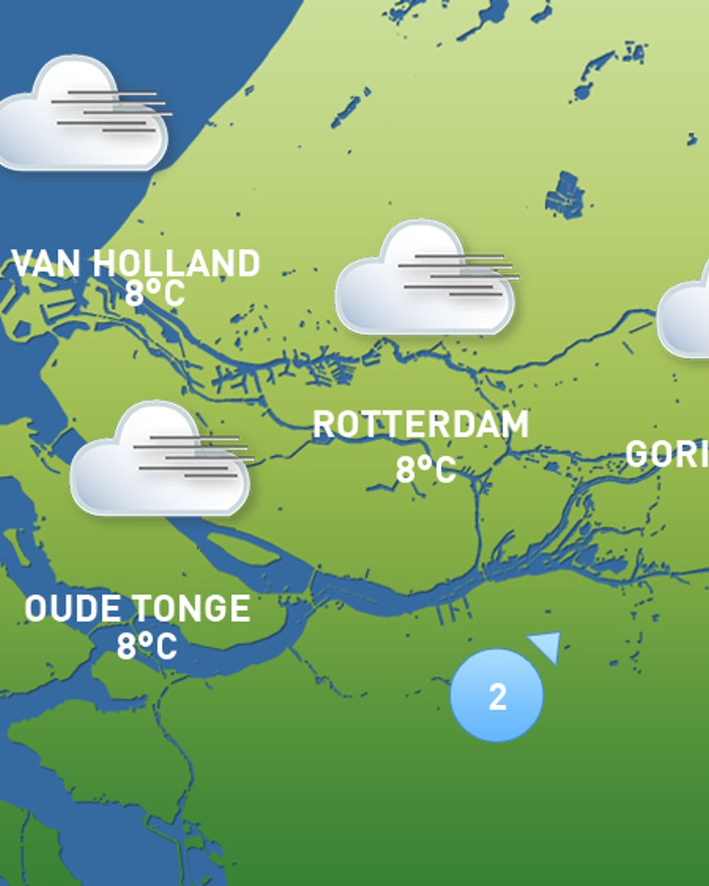 Het weer van vandaag: mistig en grijs - Rijnmond