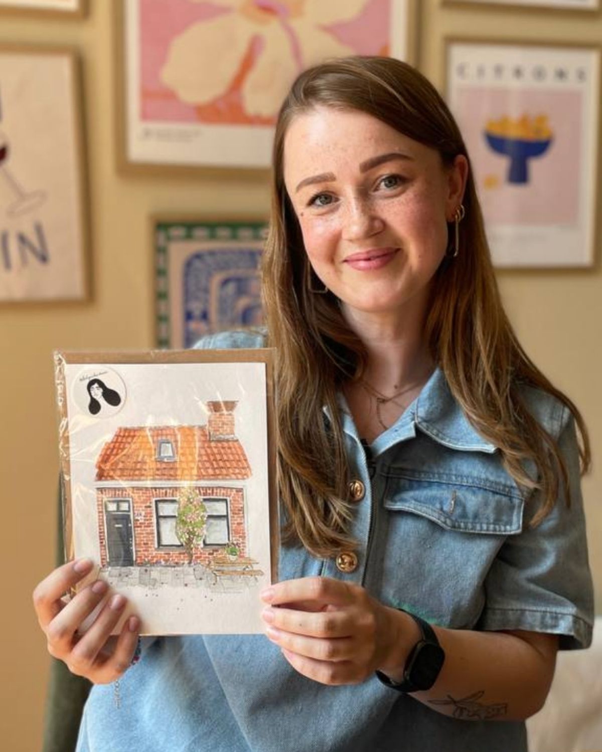 Stiekem schilderijtjes in brievenbus gooien levert Bo-Lynn uit Stad tientallen opdrachten op ...