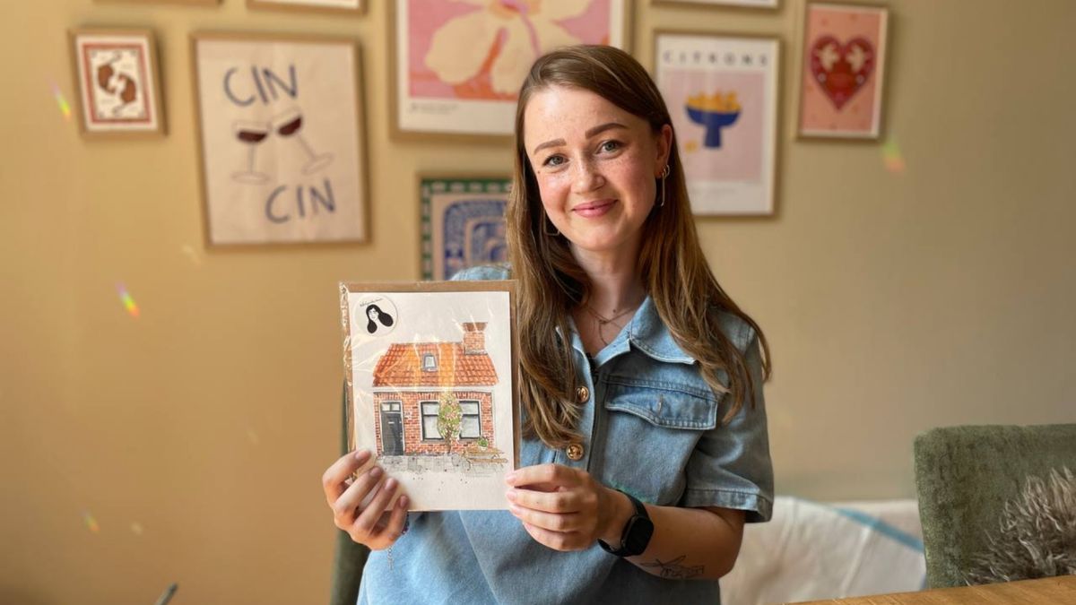 Stiekem schilderijtjes in brievenbus gooien levert Bo-Lynn uit Stad tientallen opdrachten op ...