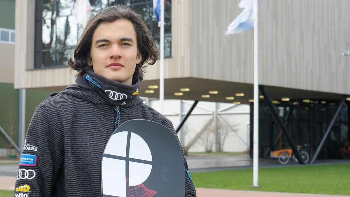 Casper Wolf (19) voor het eerst naar de finale van het WK snowboarden ...