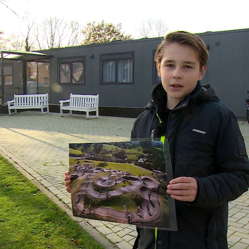 Jongeren Reimerswaal krijgen eindelijk pumptrackbaan en dat allemaal dankzij Boaz - Omroep Zeeland