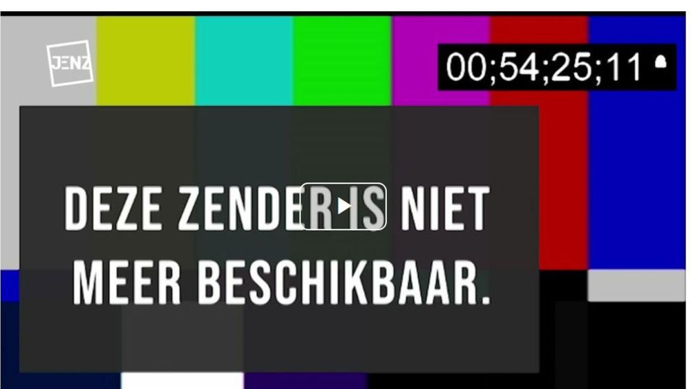 Commerciële tv-zender JenZ verdwenen na faillissement - Omroep Zeeland