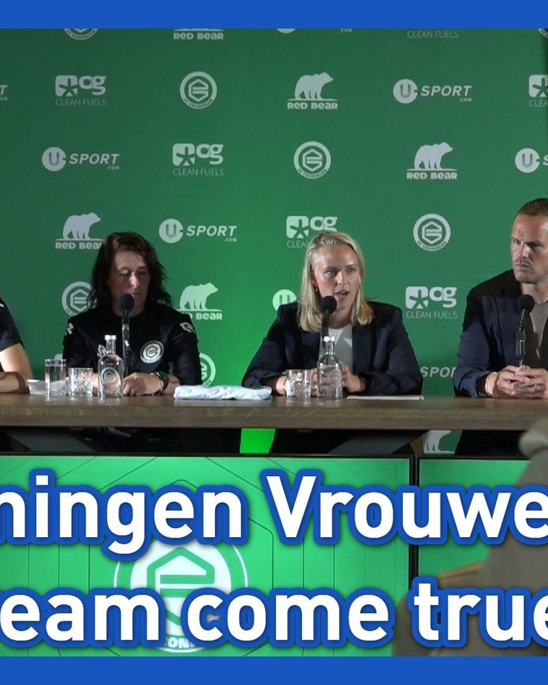Perspresentatie FC Groningen Vrouwen 1 - RTV Noord